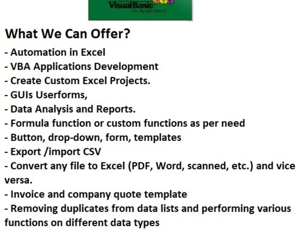 Microsoft Excel Spreadsheets Using Vba Macros Formulas And Userforms Upwork