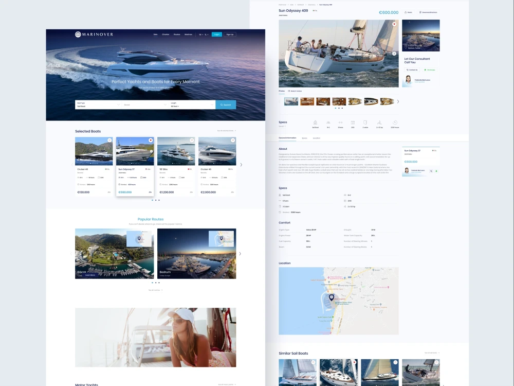UI/UX Design of a striking Landing Page | Upwork