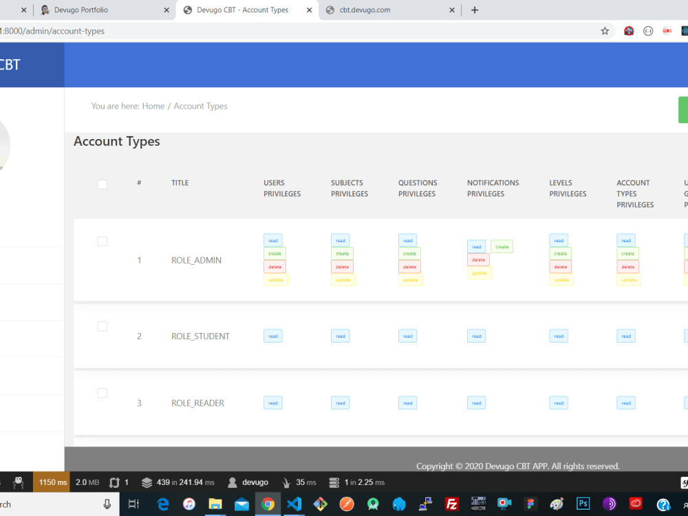 A web based CBT application | Upwork