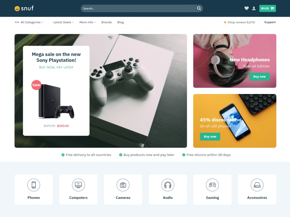 Modern eCommerce website using WordPress & Elementor | Upwork