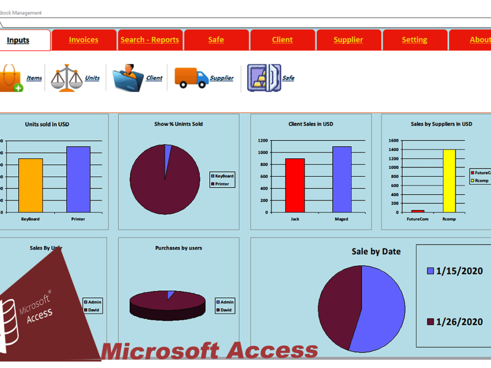Professional design and development for MS ACCESS | Upwork