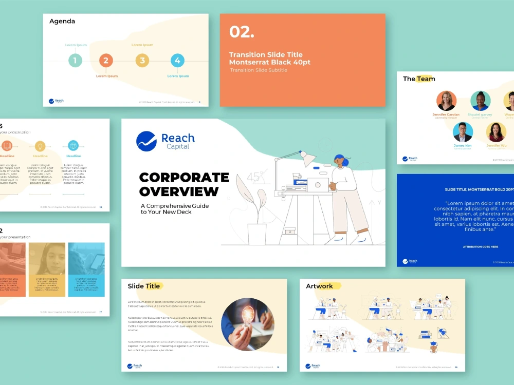 A great PowerPoint template to feature your message with impact. | Upwork