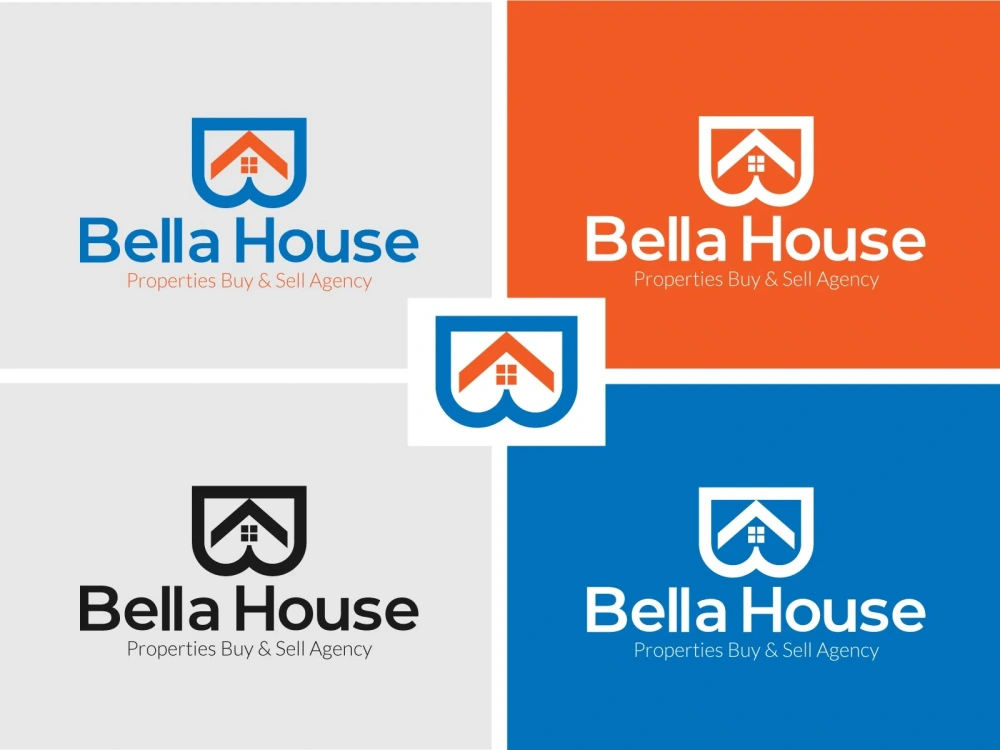 A modern real estate lettermark logo design | Upwork