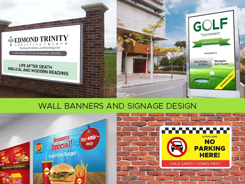 An Outstanding Billboard, Signage Design or Any Banner Design | Upwork