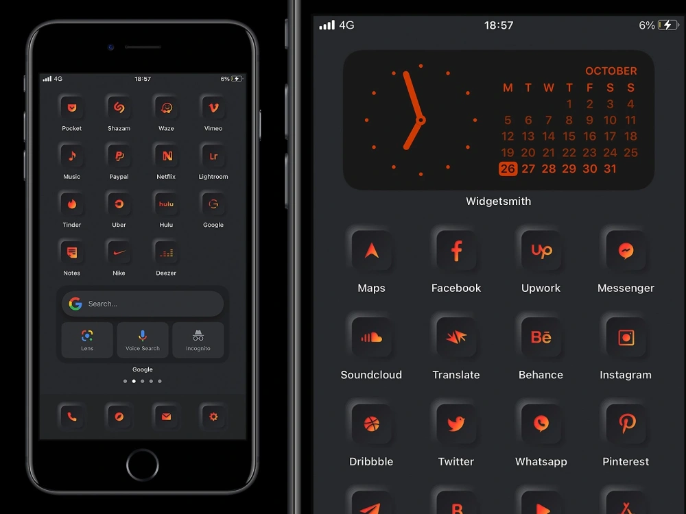 Unique and great Custom iPhone Icons Design | Upwork