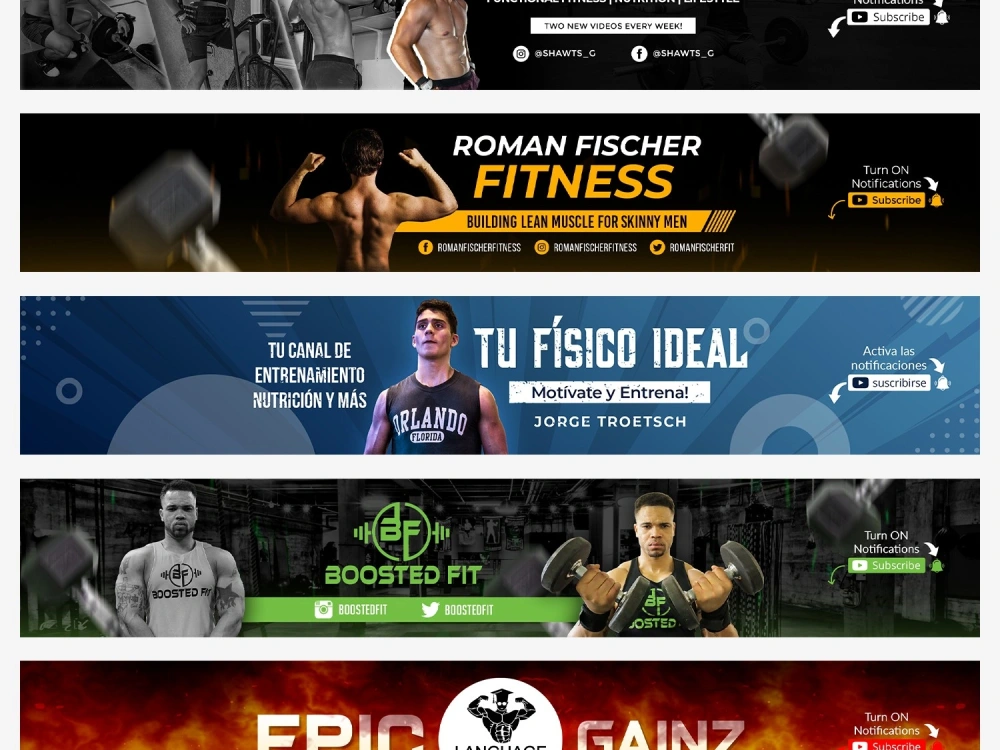 An awesome YouTube Banner | Upwork