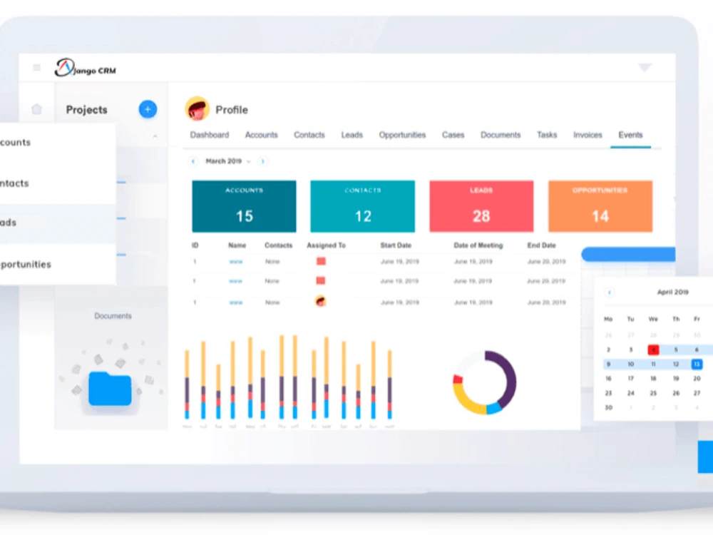 A full responsive CRM system | Upwork