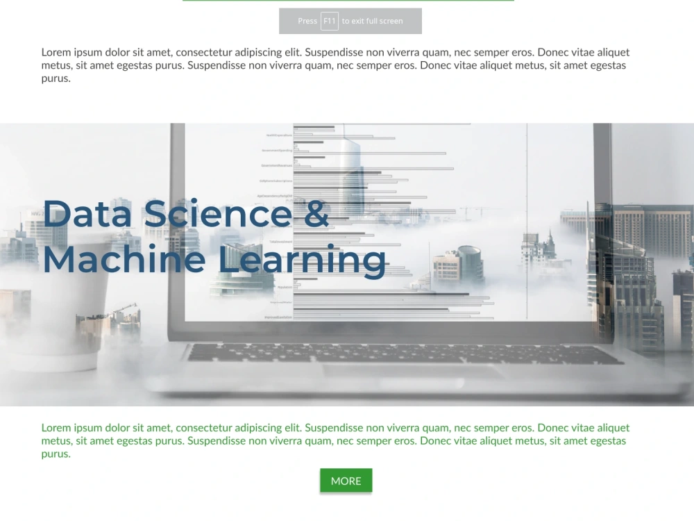 A professional HTML page | Upwork
