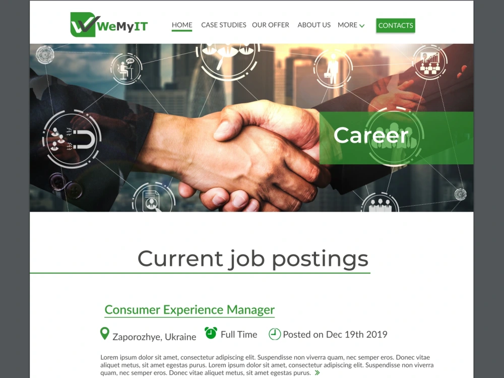 A professional HTML page | Upwork