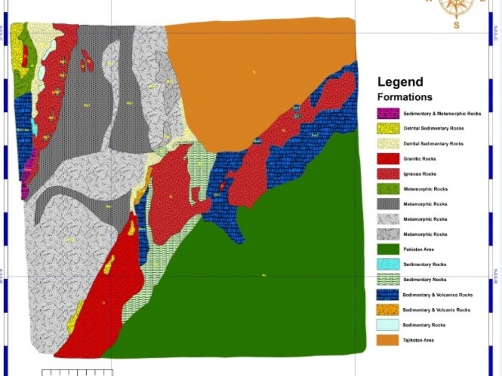 3D and 2D geological maps,contours maps,stream and hydro-geological ...