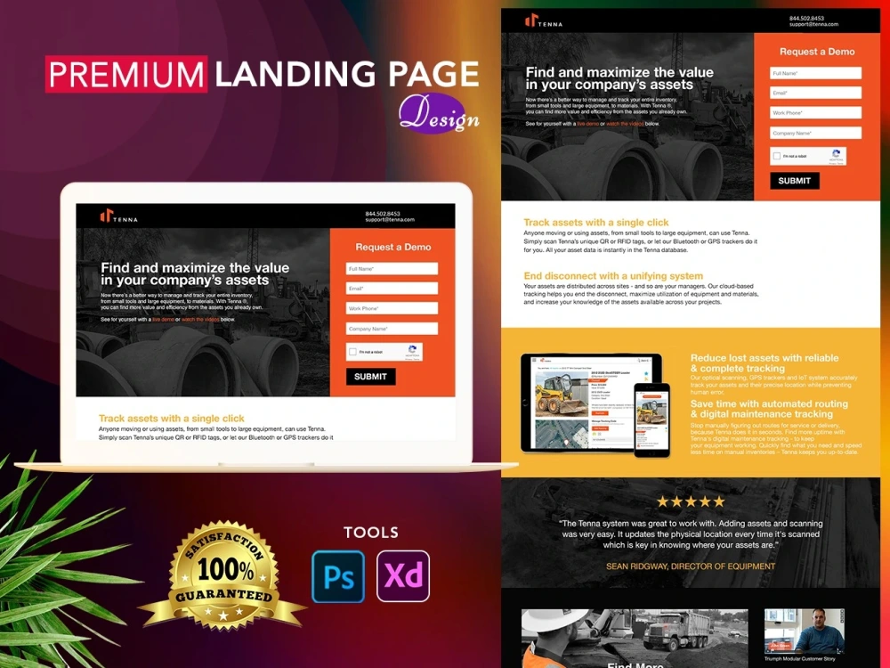 A clean UI/UX of your Landing Page and Homepage | Upwork