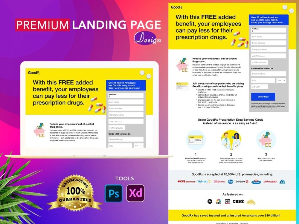 A clean UI/UX of your Landing Page and Homepage | Upwork