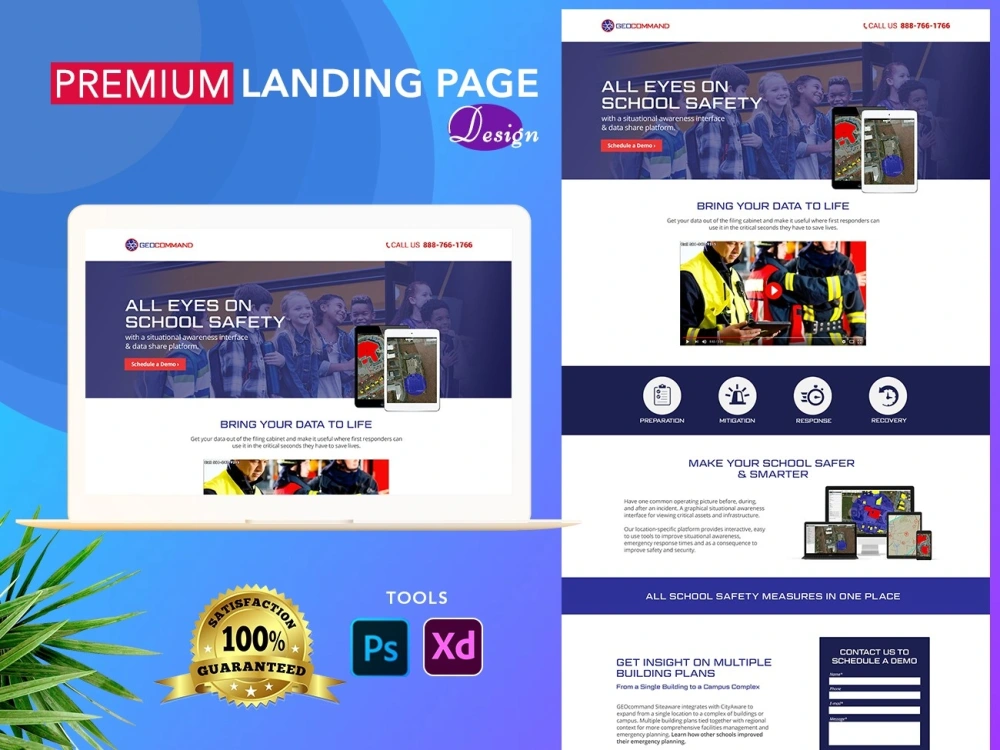 A clean UI/UX of your Landing Page and Homepage | Upwork