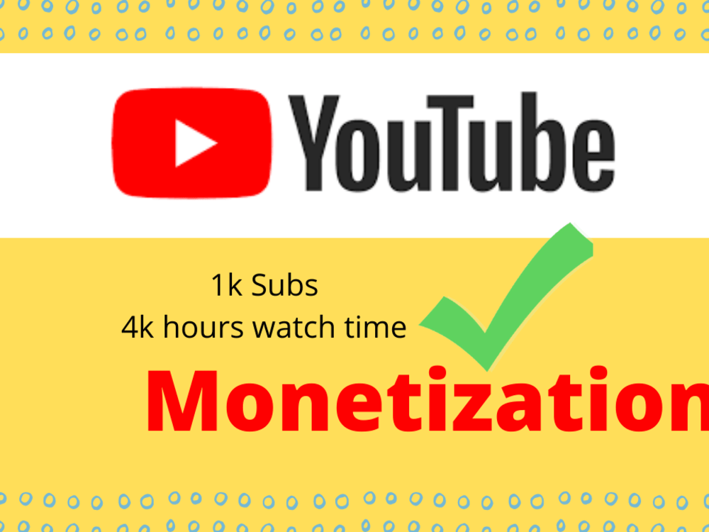 Monetization On your YT Channel With Organic | Upwork