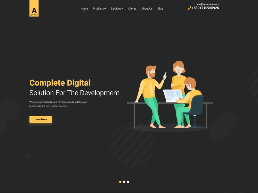 Attractive and complete landing page design with mobile responsive ...
