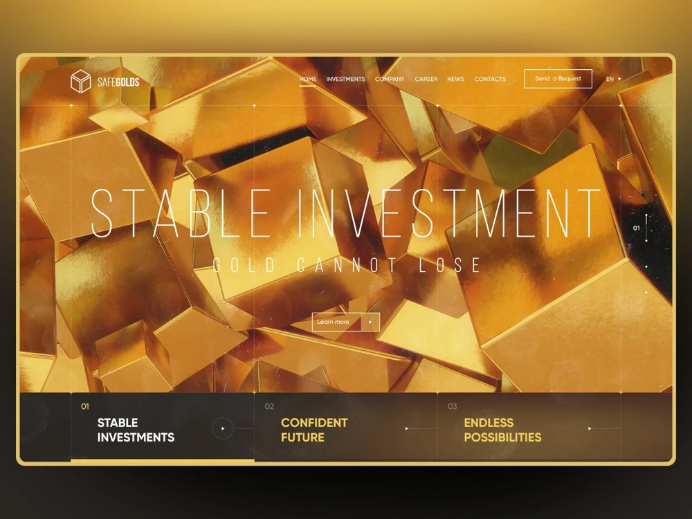 Modern, comfortable and elegant design of a website or mobile ...