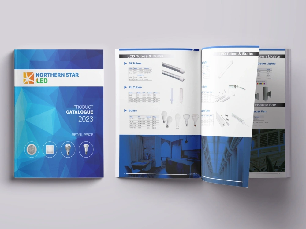 A clean and professional catalog design | Upwork