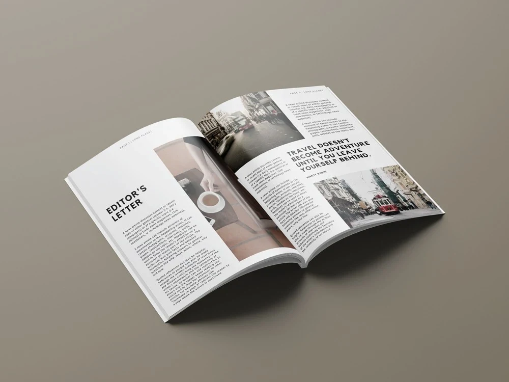 An amazing Magazine Layout and Magazine Cover | Upwork