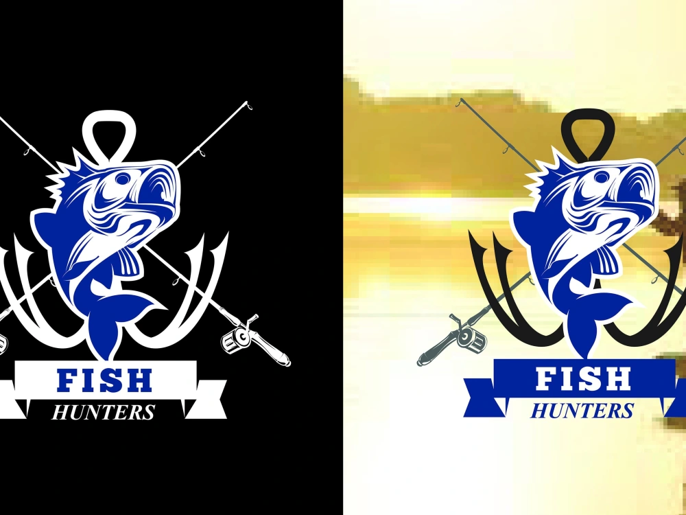 A unique, modern and eye-catchy Hunting and Fishing logo | Upwork