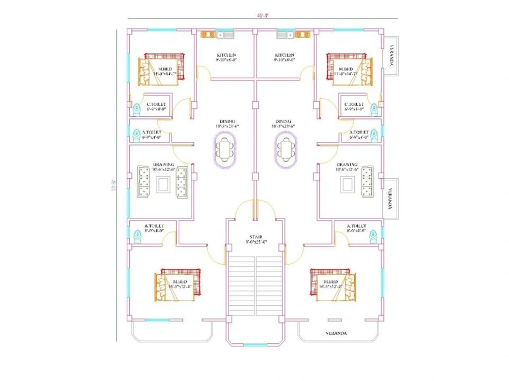 Autocad 2d dwg Floor plan | Upwork