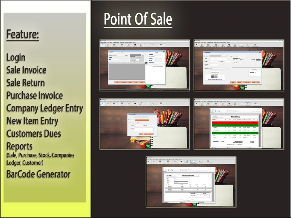 The solution of full stack desktop application development using C#/vb ...