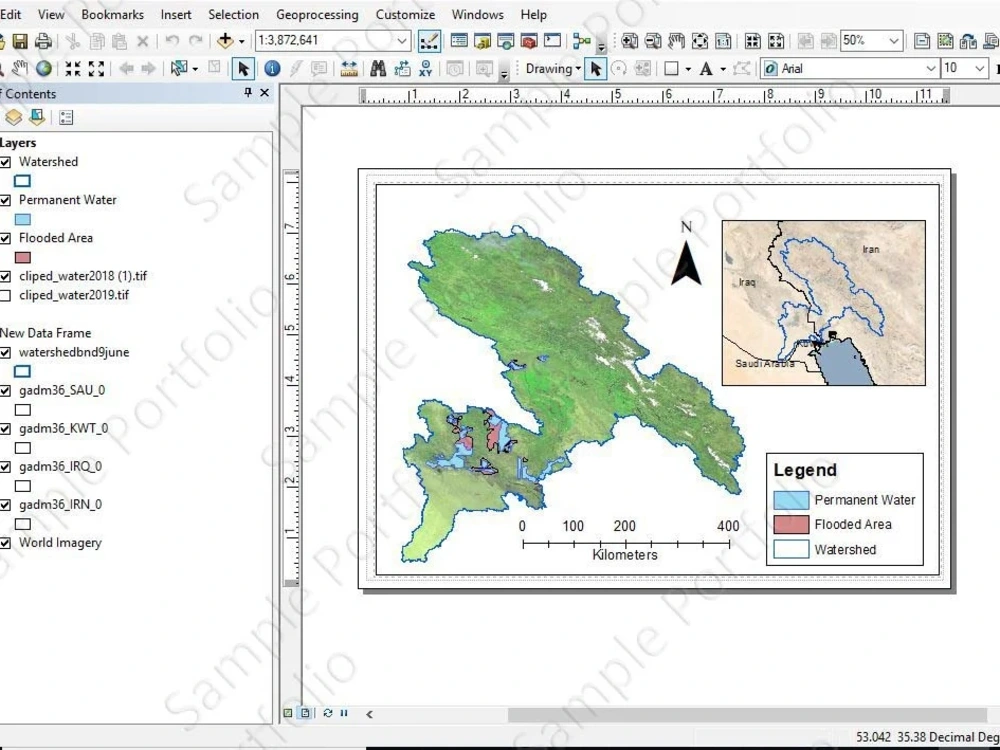 A GIS Map visualization of your data | Upwork