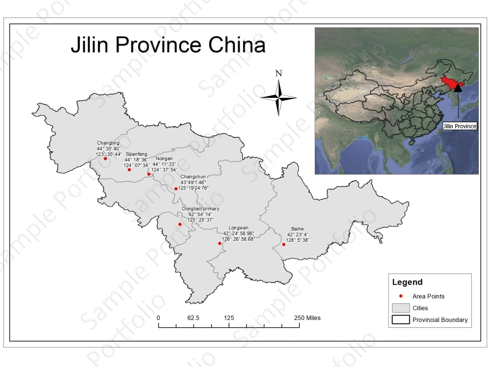 A GIS Map visualization of your data | Upwork