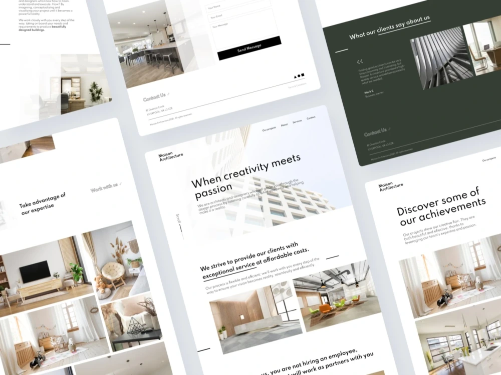 An amazing clean web design for your business. | Upwork