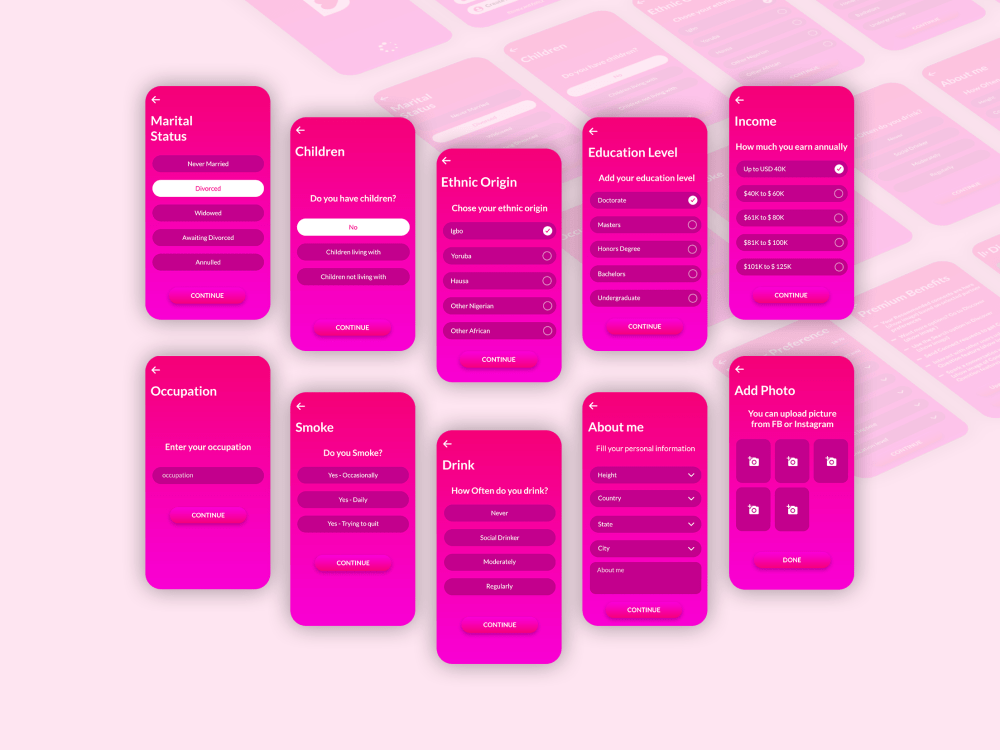 Dating Application Development and Design with React Native & Flutter | Upwork
