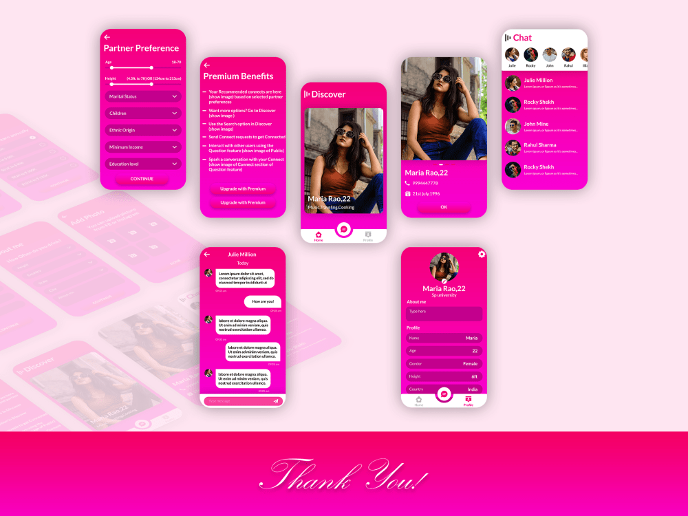 Dating Application Development and Design with React Native & Flutter | Upwork