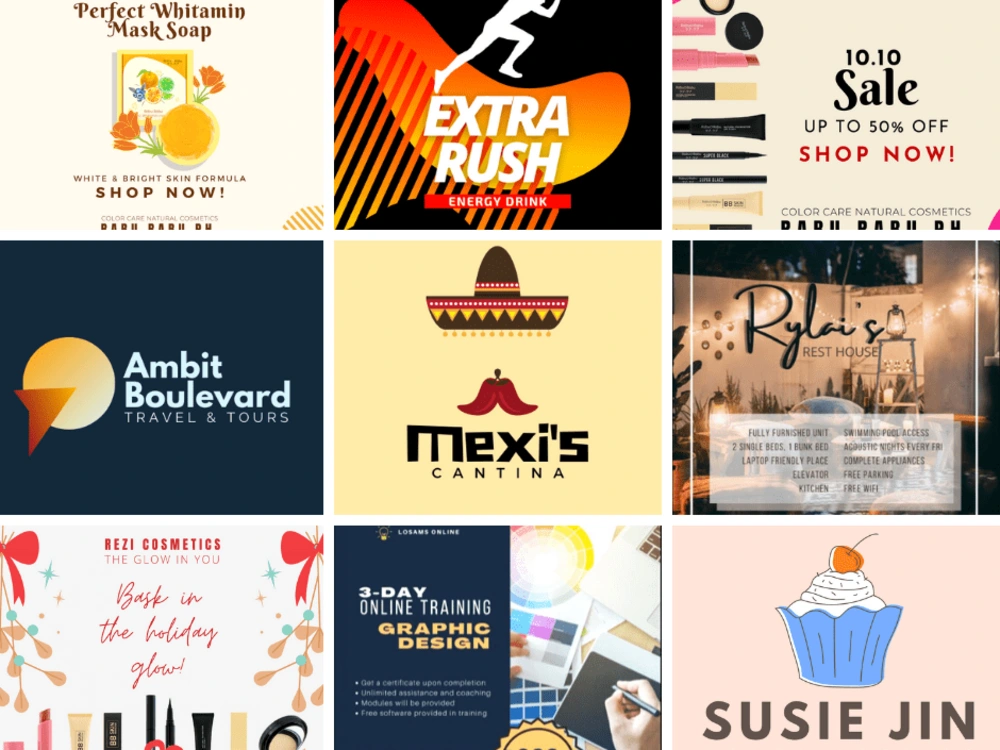 An amazing Digital Graphics (Banners/Ads/Social Media Posts/GIFs/Vector ...