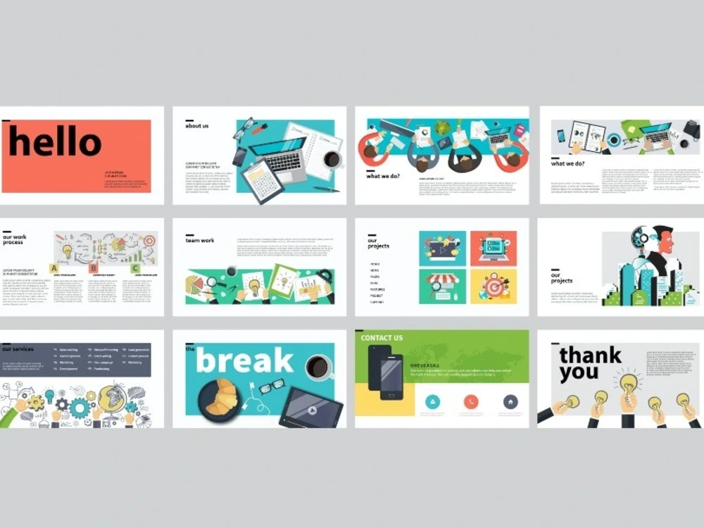 Illustration Based Powerpoint Presentation | Upwork