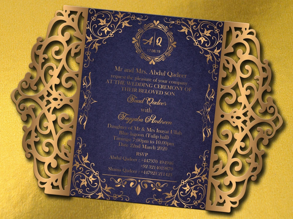 Modern, professional invitation card ready for print | Upwork