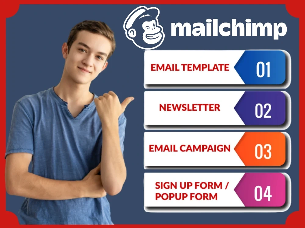 Editable responsive MailChimp Email Template and Email Newsletter | Upwork
