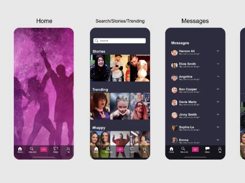 A fantastic and Eye Catchy Social Media App | Upwork