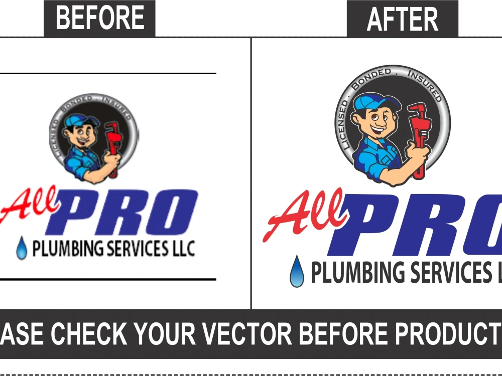 Vector design, Vector Trace your logo | Vector Illustration | Upwork