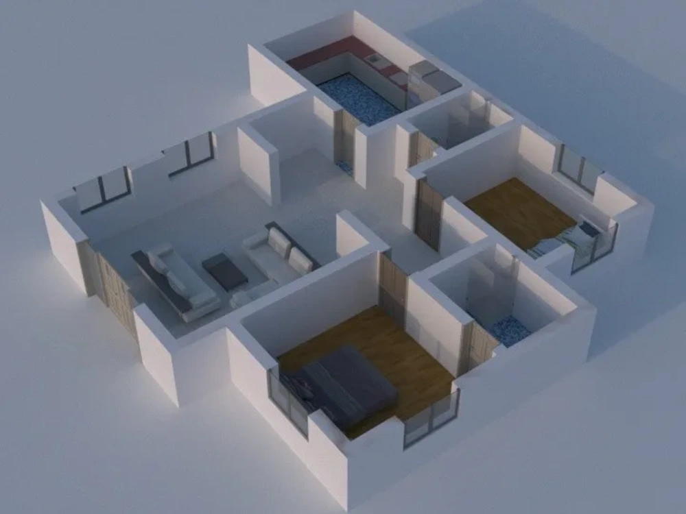 A 3d model and rendering of your 2d drawings | Upwork