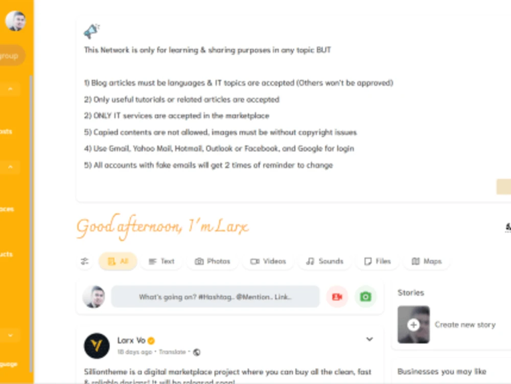 Wowonder theme design customization | Upwork