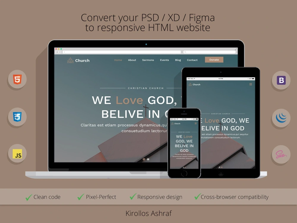 Psd/xd/Figma or any design converted to responsive website | Upwork Psd/xd/Figma or any design converted to responsive website | Upwork