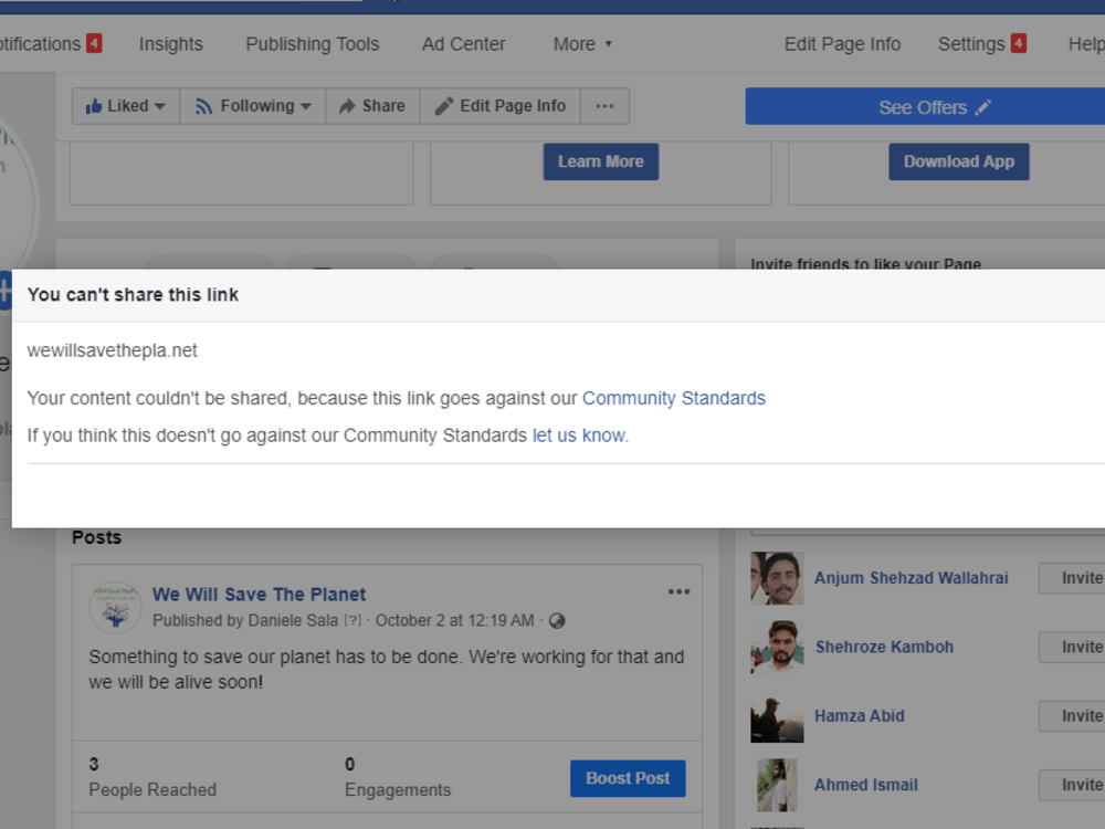 Website URL UNBLOCKED from Facebook and Instagram, fix website url ...
