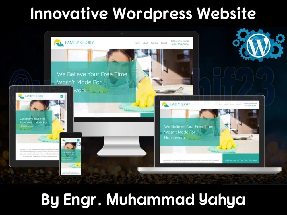 Responsive wordpress website eyecatchy design | Upwork