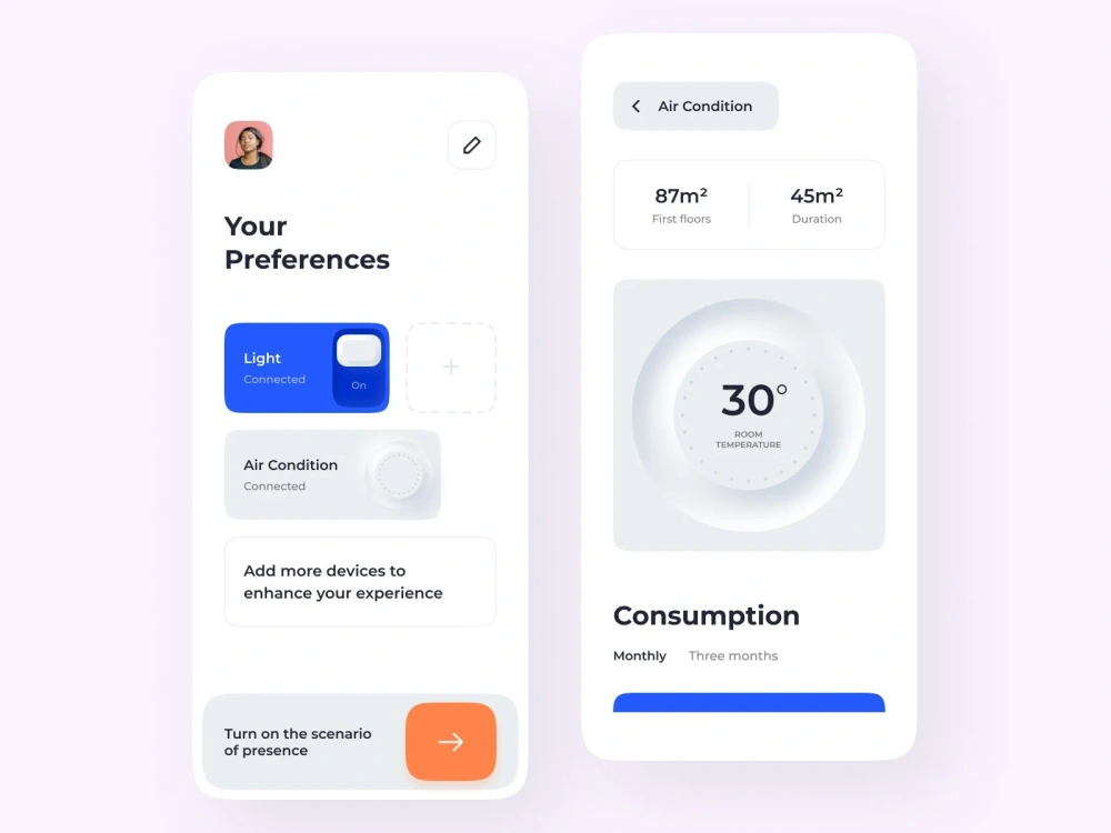A creative or clean mobile app in PSD | Upwork
