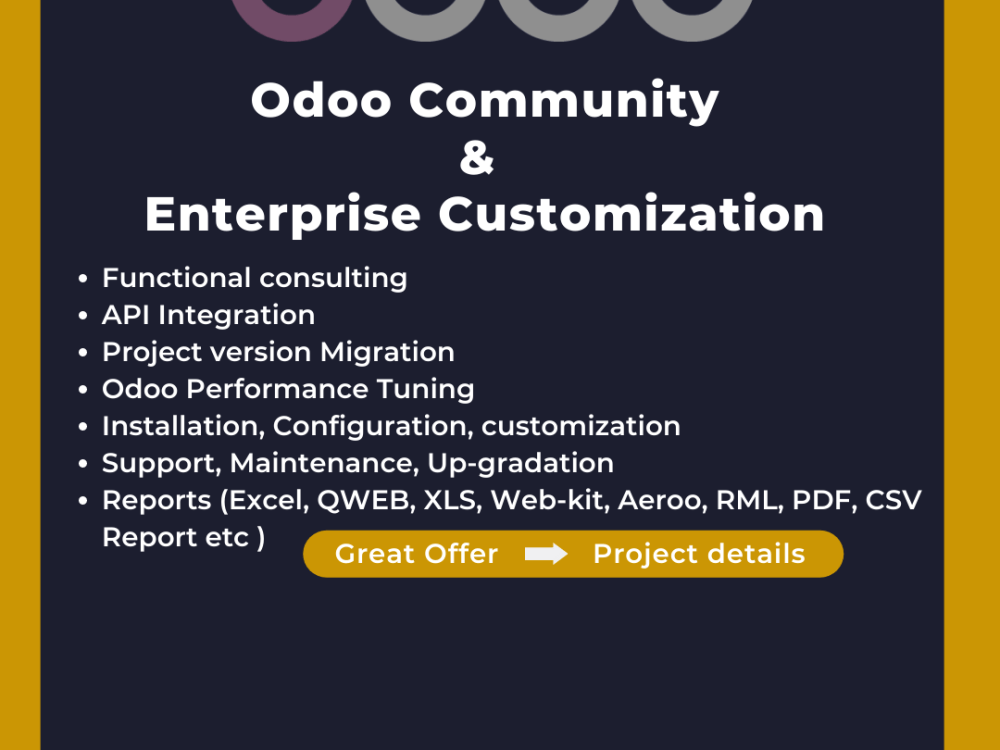 Installations Of All Odoo Versions And Upgrade And Customize Upwork