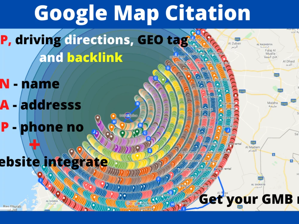Local map citation for Google My Business local search ranking | Upwork
