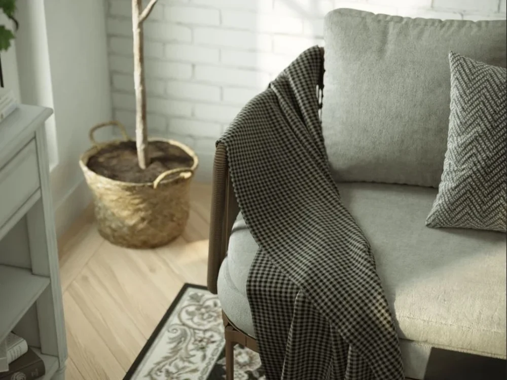 A beautiful 3d interior design rendering | Upwork