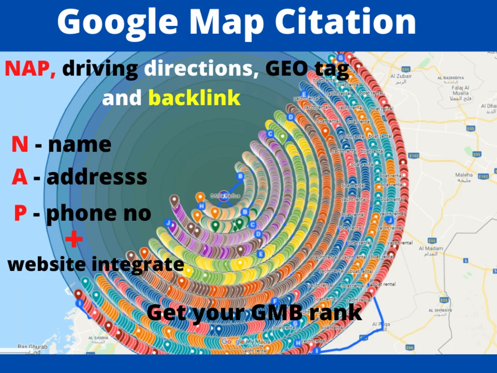 Local map citation for Google My Business local search ranking | Upwork