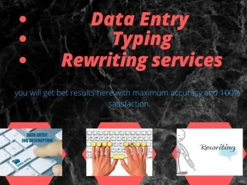 A professional data entry worker and a fast typist. | Upwork