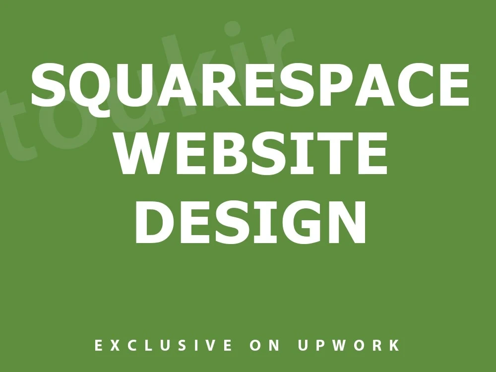 An amazing squarespace website | Upwork