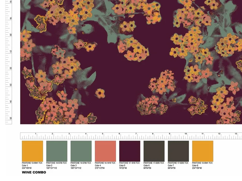 A color separated, Pantone matched digital file for screen printing ...