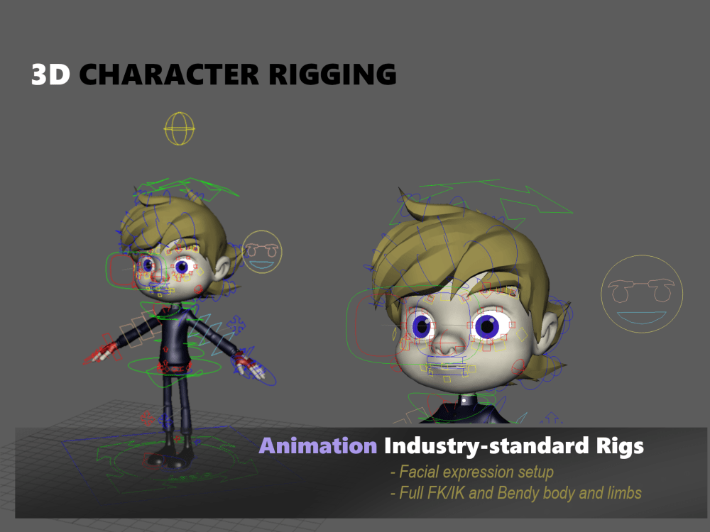 A reliable Rig for your 3D Characters with a great skinning! | Upwork